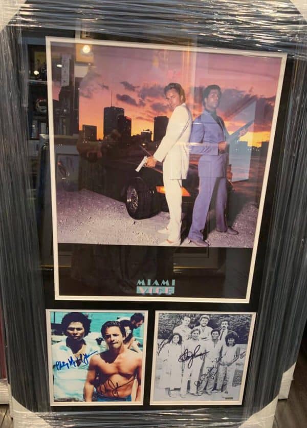 Miami Vice original Autographed Authenticated cast and Don Johnson ...